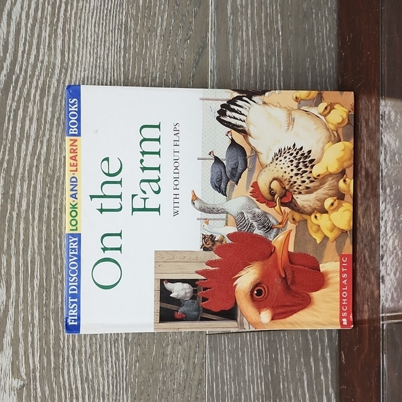 book | Accents | On The Farm With Fold Out Flaps Scholastic | Poshmark